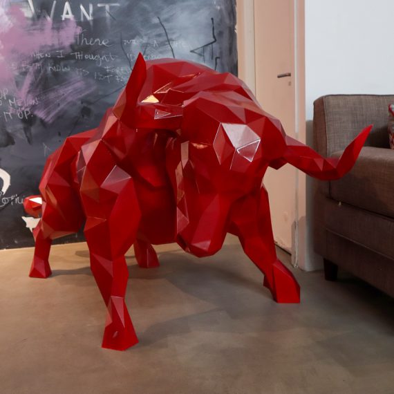 Bull charging position – WeldTech Metal