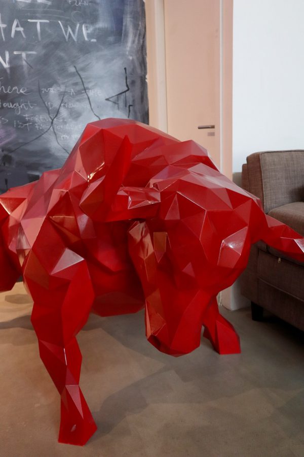 Bull charging position – WeldTech Metal