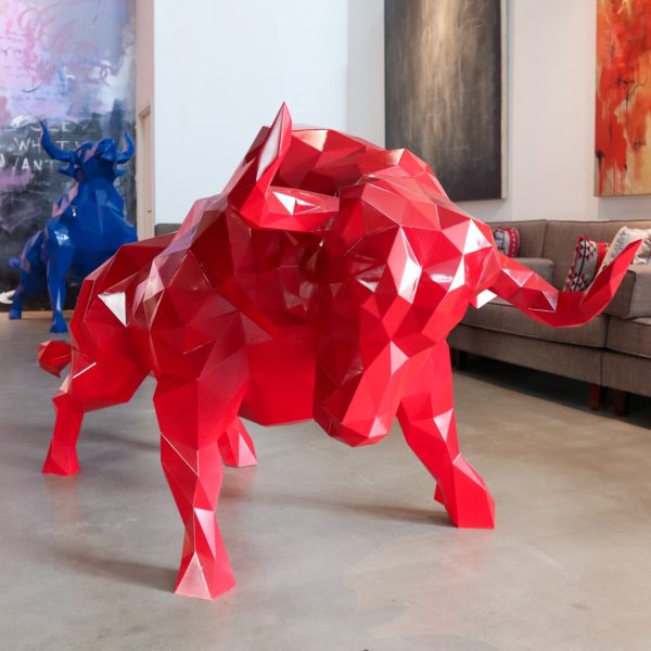 Bull charging position – WeldTech Metal